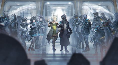 Doctor Kaltsit Rhodes Island Medic Scout Misery And 9 More Arknights And 1 More Drawn By