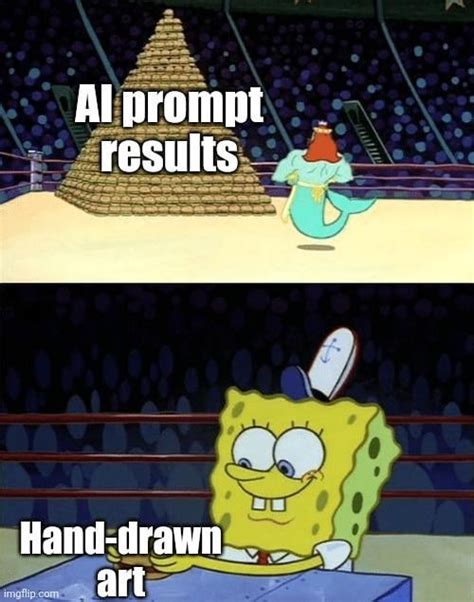 Real Artists Forever King Neptune Vs Spongebob Squarepants Know