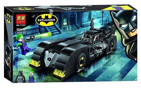 لگوی بتمن همراه با ماشین 354 تیکه آیتم 11351