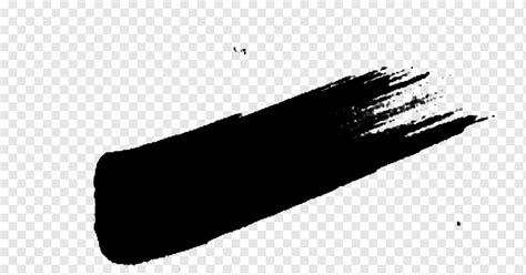 단색 흰색 글꼴 브러쉬 자국 사진술 단색화 검은 Png Pngwing