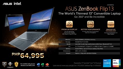 ASUS Launches The ZenBook S Flip S And Flip 13 In The Philippines