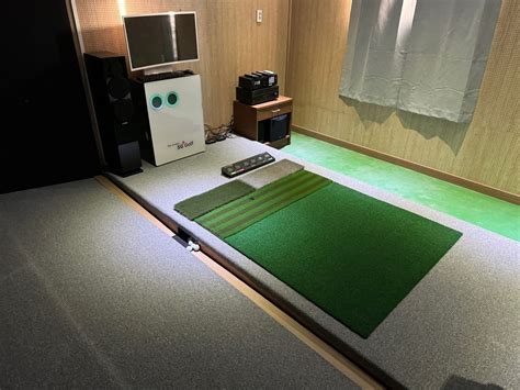 군산 개인주택 창고에 Sg골프 필드 P2 설치 개인용 스크린골프 설치