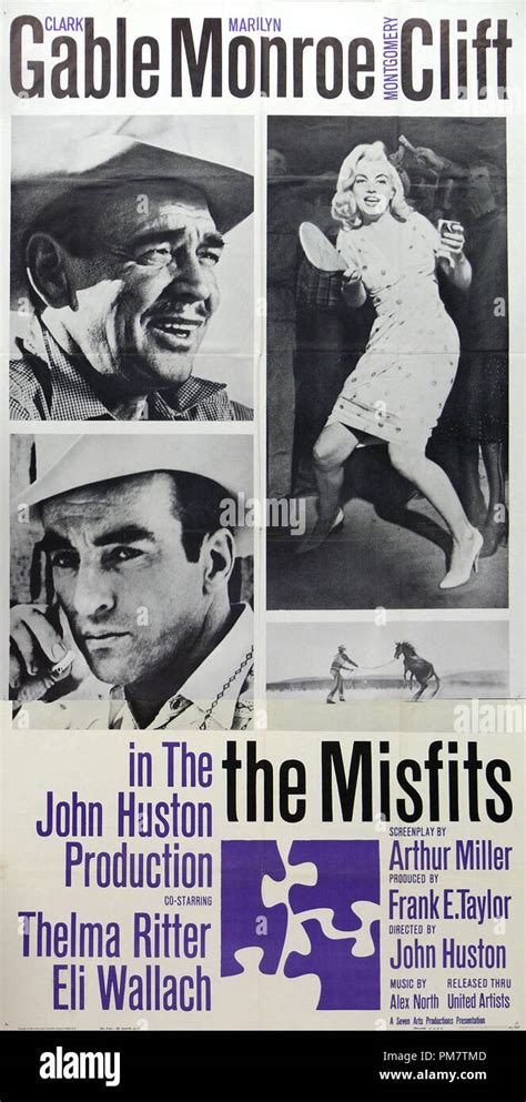 The Misfits Marilyn Monroe Poster