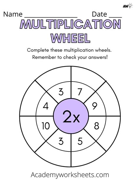 2 Times Table Academy Worksheets