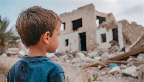 Premium Photo Destroyed House