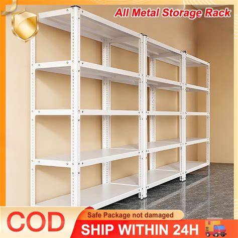 Mok Rak Besi Bertingkat 12040210cm Boltless Rack Height Adjustment