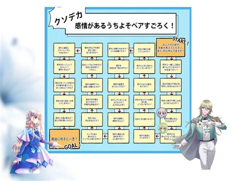 暁 On Twitter おんなじふたりですごろく！！！！！ わーーーい！！すごろく楽しい！！！！ しゃべってると自分でもよくわからなかったpcの感情が整理されるよね。 2枚目はあわて