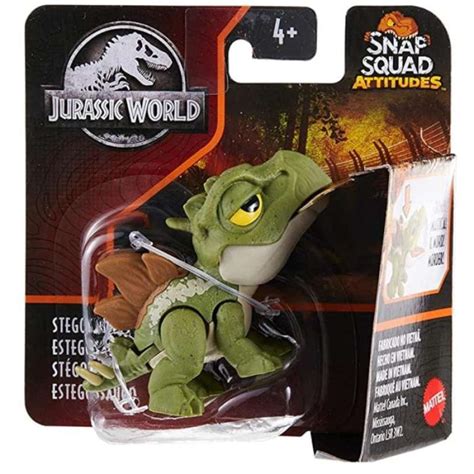 Promo Jurassic World Snap Squad Attitudes Stegosaurus Diskon 23 Di