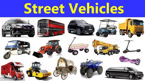 Vehicles Name Street Vehicles Names Police Vehicles Name With