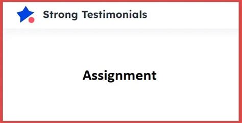Download Strong Testimonials Assignment V232 Free