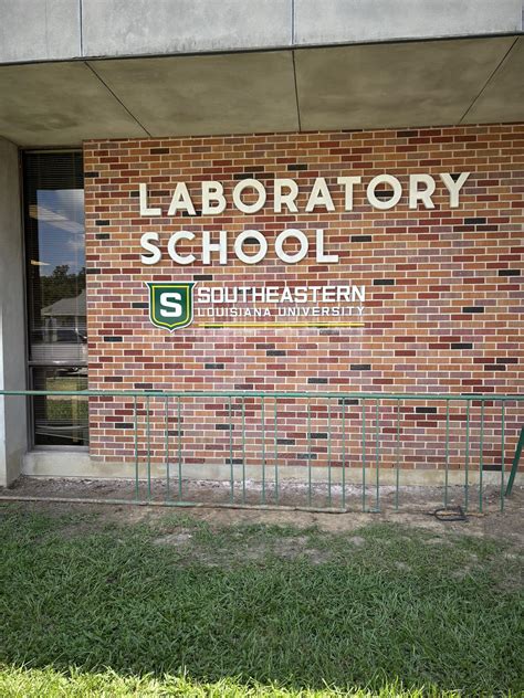 New Signage On The Front Of Our Southeastern Lab School
