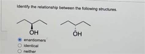 Solved Identify the relationship between the following | Chegg.com