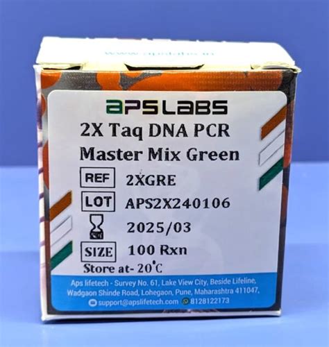 X Taq Dna Pcr Master Mix Green Aps Labs