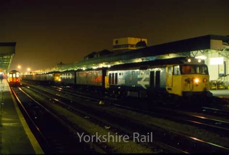 35mm Railway Slide Class 50 50045 Cardiff Central 1989