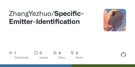 Github Zhangyezhuo Specific Emitter Identification