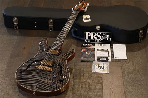 Minty 2020 Prs Hollowbody 12 String Electric Guitar Charcoal Reverb