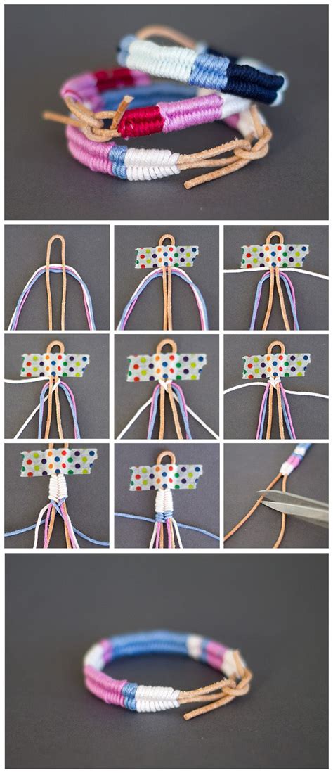 Bunte Leder Armbänder Selber Machen Diy Do It Yourself Armband Selber Machen Selbstgemachte