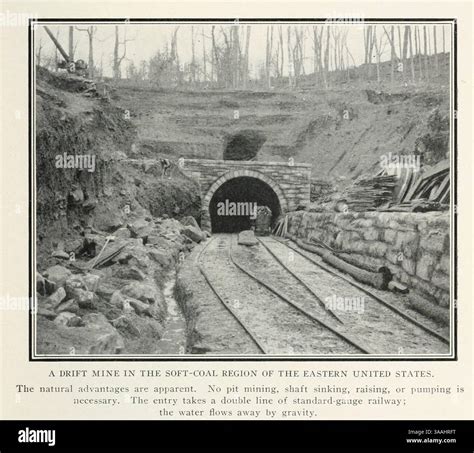 A Drift Mine In The Soft Coal Region Of The Eastern United States The Natural Advantages Are