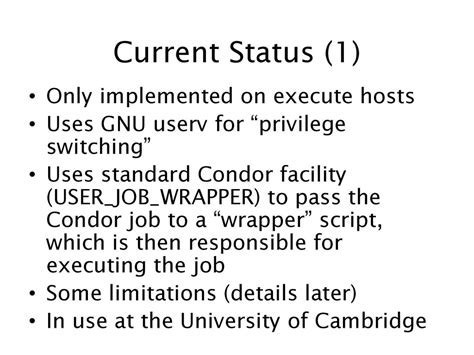 privilege separation in condor ppt download