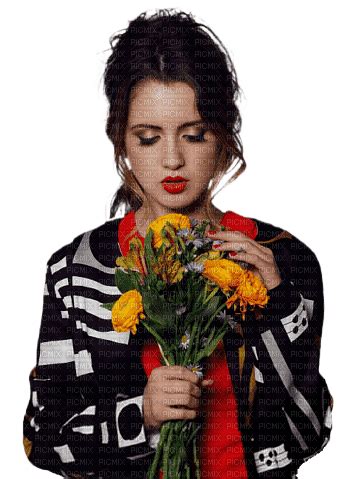 Женщина с цветами - Free PNG - PicMix