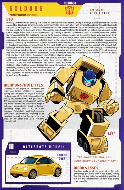Clean What If Goldbug Is A Separate Character But Still Tied To