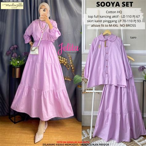 Jual Sooya Set Ory By Jelita Shopee Indonesia