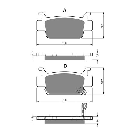 Goldfren K5 Off Road Racing Brake Pads Gf240k5