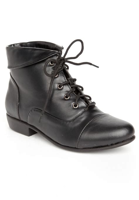 Comfortview Womens Wide Width Darcy Booties Lace Up Ankle Winter
