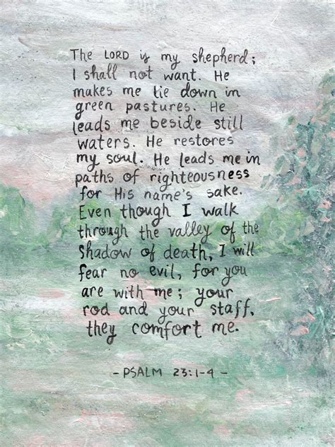 Psalm 23 Printable Free