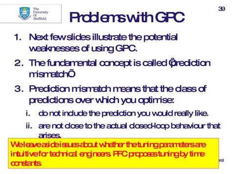 Concepts Of Predictive Control Ppt Physics Science