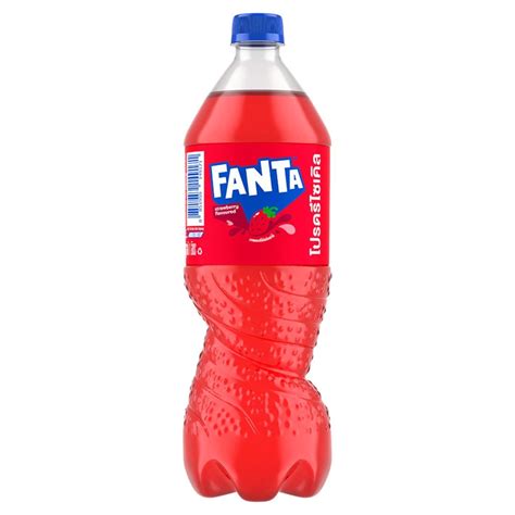 Fanta Soft Drink Strawberry Red 1ltr Single