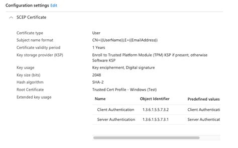 Unsupported Certificate From Intunendes Security