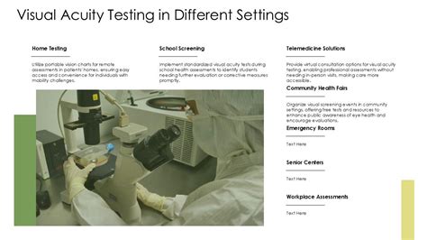 Visual Acuity Testing In Different Settings Acuity Levels Ppt