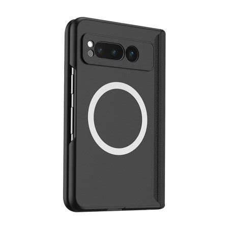 Olixar MagSafe Black Case With Kickstand Screen Protector For Google Pixel Fold