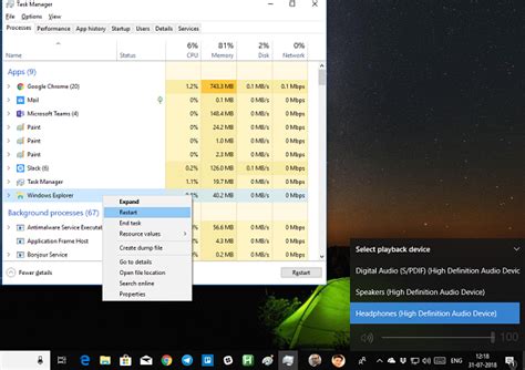 Taskbar Has Disappeared From The Desktop In Windows 1110