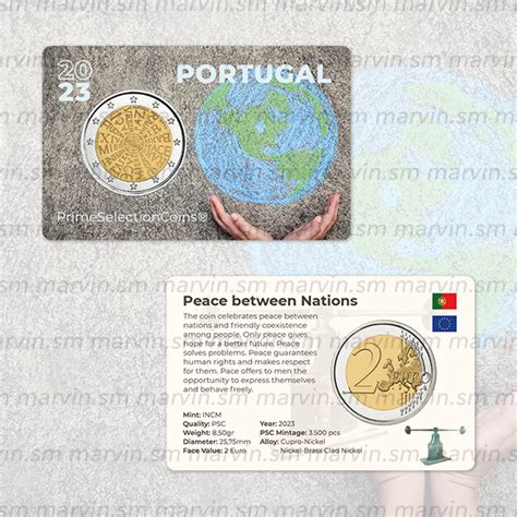 2 Euro Peace Between Nations Portugal 2023 Psc