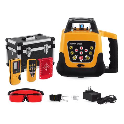 Kayesampra Self Leveling 360° Rotary Rotating Red Laser Level Tool Kit 500m Range