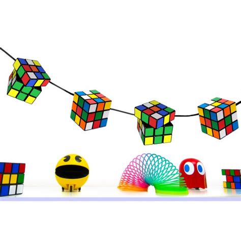 Magic Cube Bunting 80s Party