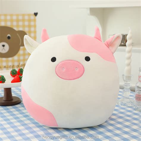 Wholesale 30cm Squish Mellow Plushie Panda Axolotl Cow Bunny Dragon Unicorn Strawberry Frog Bee