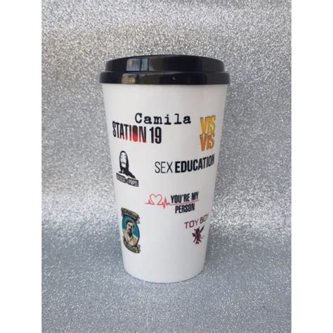 Copo Bucks Personalizado Duas Estampas Series Riverdale Greys Anatomy La Casa De