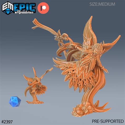 Pixie Miniature Pixie Flying Miniature For Dandd 5e Pathfinder And