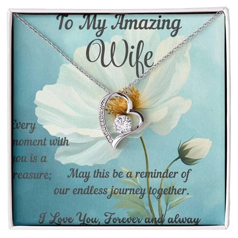 Romantic T For Wife Wife Birthday T Ideas Necklace Necklace For Wife From Husband