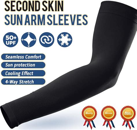 Sun Protection Cooling Compression Arm Sleeves For Women Men Workout