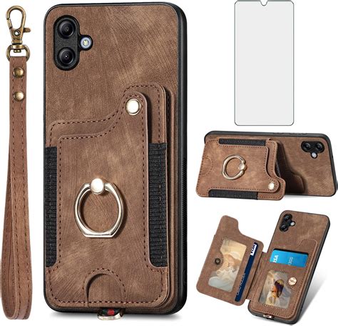 Asuwish Phone Case For Samsung Galaxy A04e Wallet Cover