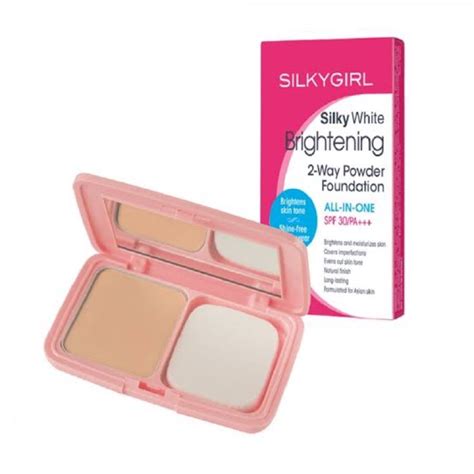 Silkygirl Compact Powdergirl Brightening 2 Way Powder Fondation