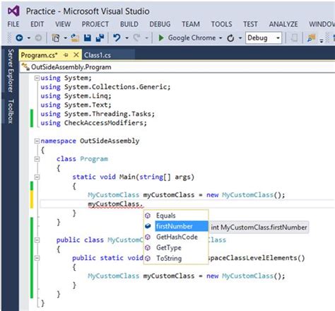 Access Modifiers And Default Access Modifiers In C