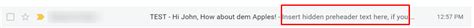 How To Add A Hidden Preview Text To An Email Remarkety Support