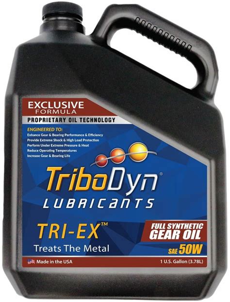 Buy Tribodyn Tri Ex Full Synthetic Sae 50w Gear Oil Gallon Bottle Online At Lowest Price In