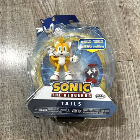 Tails 4 Sonic The Hedgehog Action Figure With Accessory New Jakks
