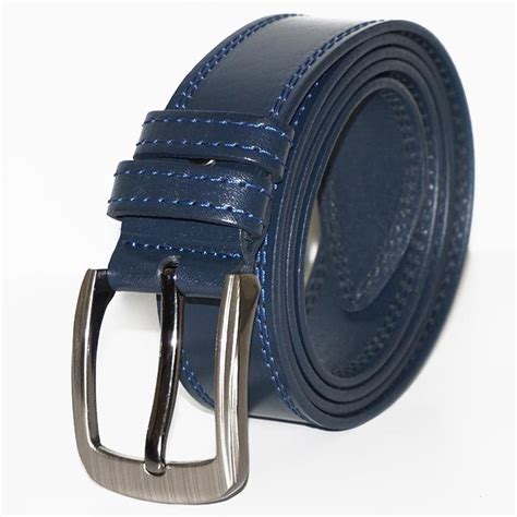 Мустанг 40 синий ремень кожаный всего за 1599 руб. Производства Россия